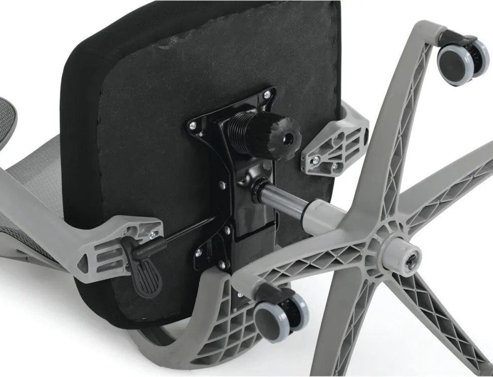Kancelářská židle KA-K2081 GREY, houpací mechanismus, šedá