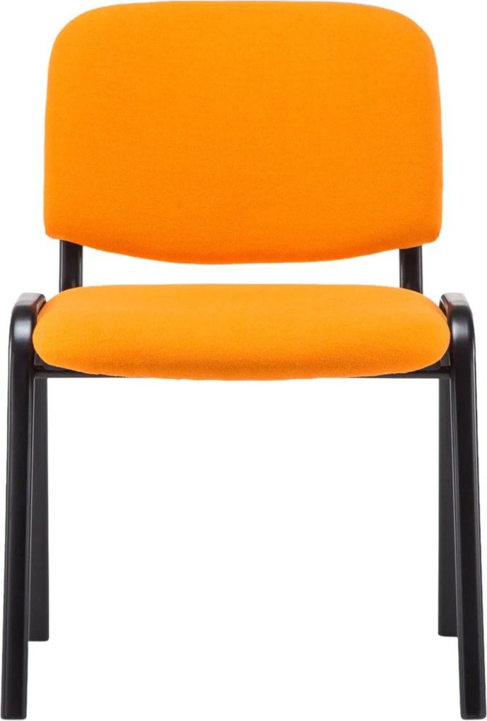 Konferenční židle Ken V2 látka – oranžová