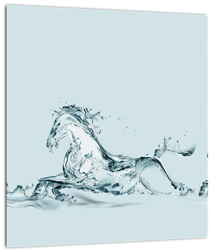 Obraz - Koně z kapek vody (30x30 cm)