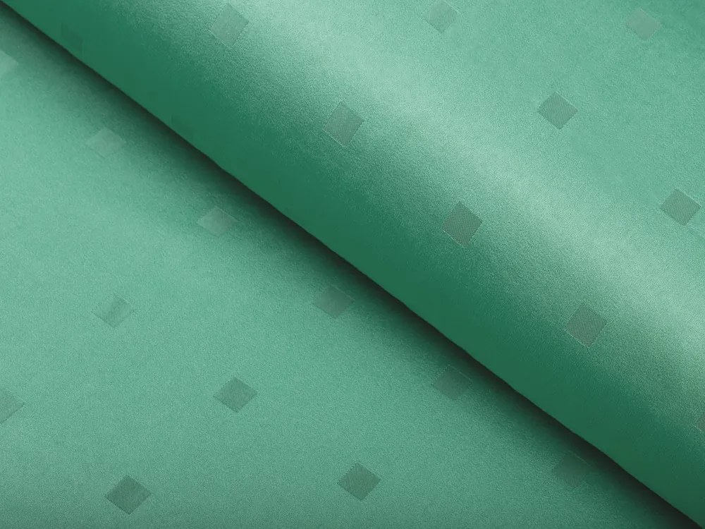 Biante Dekorační čtvercový ubrus PM-023 Čtverečky na světle zeleném 80x80 cm