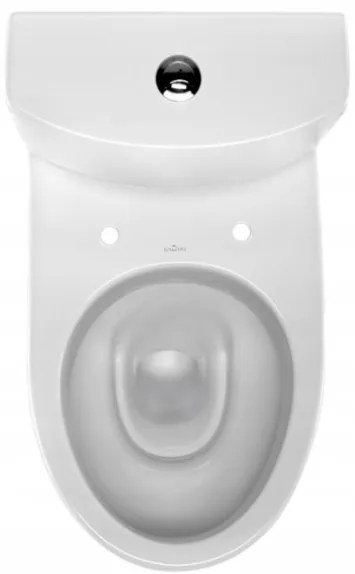 Cersanit Parva, kombi wc s horizontálním odtokem, boční přívod vody, splachování 3/6L + antibakteriální sedátko z duroplastu, bílá, K27-001