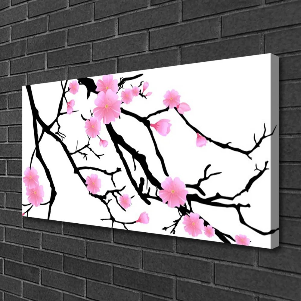 Obraz na plátně Stonky Květiny Umění 100x50 cm