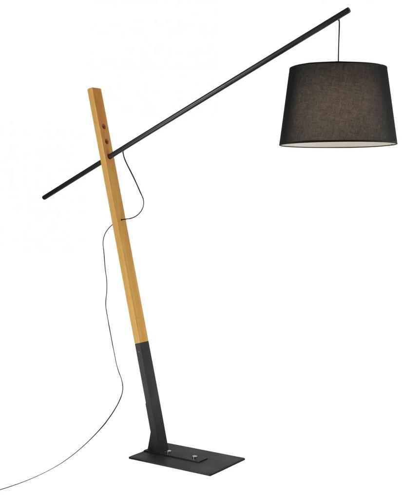 Stojací lampa PAUL NEUHAUS Stolní lampa, moderní černá, skandinávský design PN 526-18