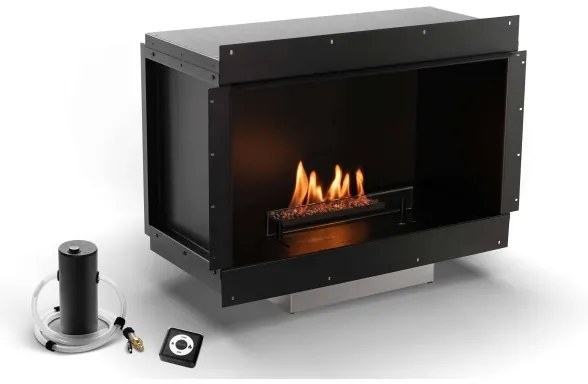 Planika Senso Fireplace BEV- Vestavěný BIO krb 56,2x75 cm 2,5kW+dálkové ovládání