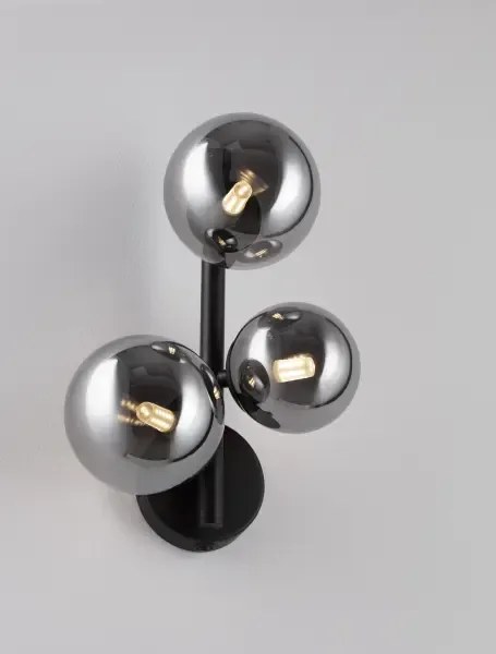 Designové nástěnné svítidlo Odillia smoky