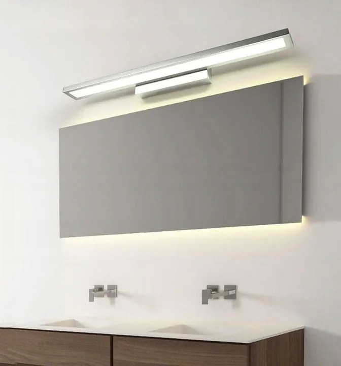 Koupelnové svítidlo 80CM APP841-1W stříbrné