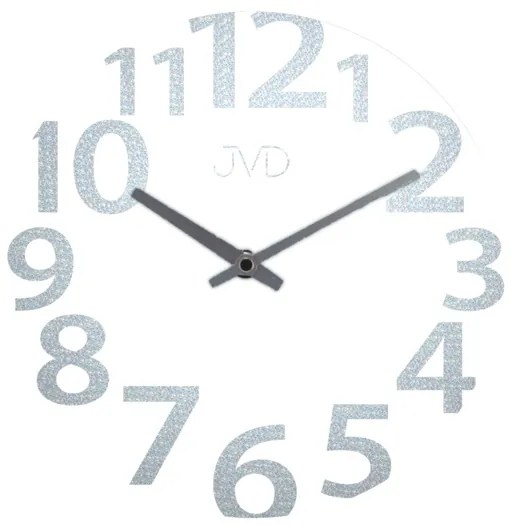 Skleněné designové nástěnné hodiny JVD HO138.2