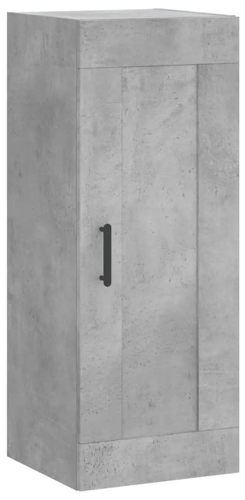 Skříň highboard betonově šedá 34,5x34x180 cm kompozitní dřevo,  3200205
