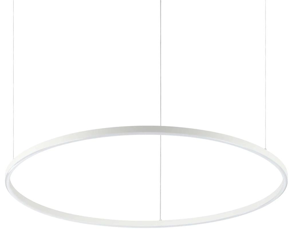 Ideal Lux LED Závěsné svítidlo Oracle slim round 3000k, Ø 90 Barva: Černá, Stmívání, řízení: on-off