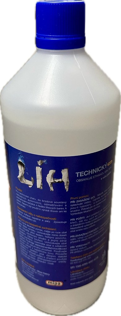 Líh technický denaturovaný 1l