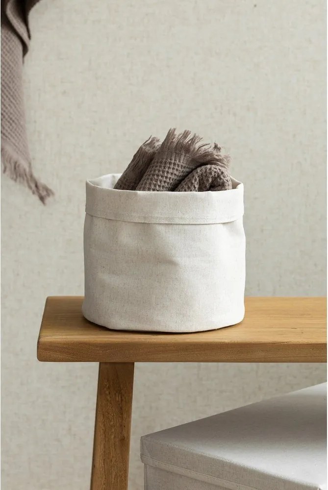 Látkový košík ø 20x20 cm Soft Storage Round – Bigso