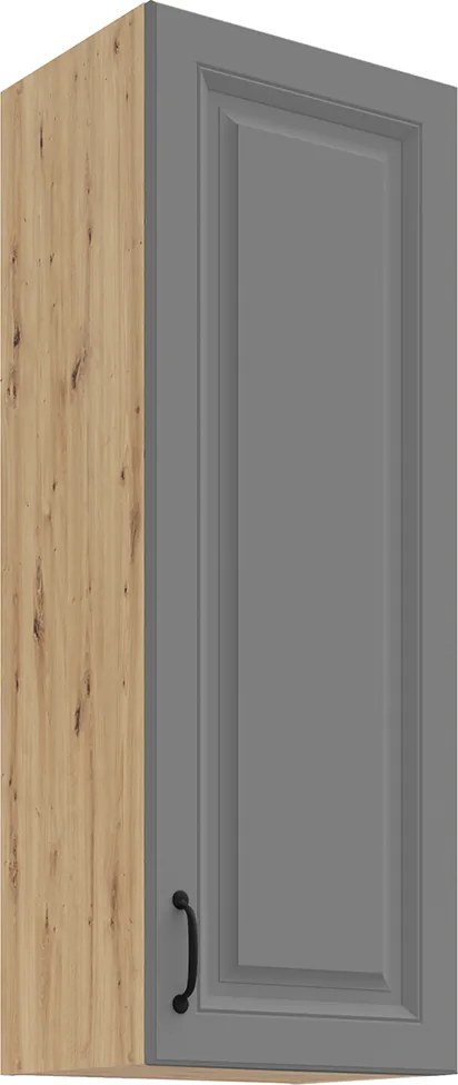 STILO ad | horní skříňka 40 G-108 1F s policemi | 40 cm | VYSOKÁ | UNI dvířka | artisan/šedá