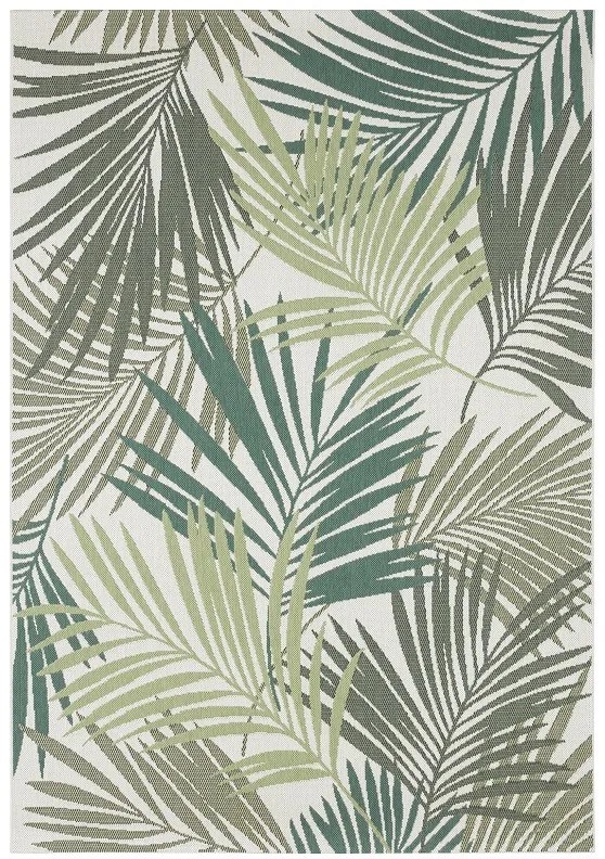 NORTHRUGS - Hanse Home koberce Kusový koberec Beach 103843 Green/Cream – na ven i na doma - 120x170 cm