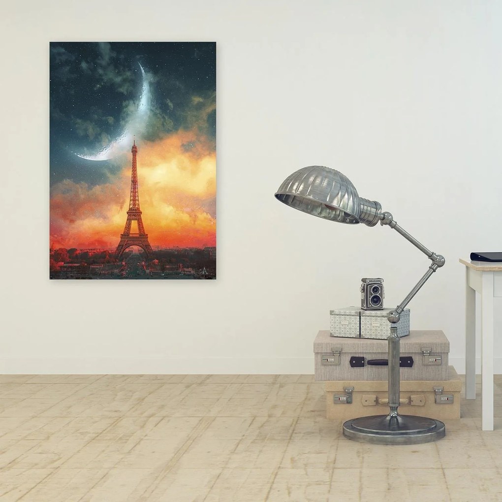 Gario Obraz na plátně Noc v Paříži - Rokibul Hasan Rozměry: 40 x 60 cm
