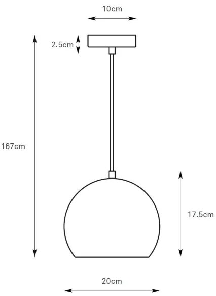Markslöjd 108990 - Lustr na lanku POP 1xGU10/7W/230V pr. 20 cm hnědá