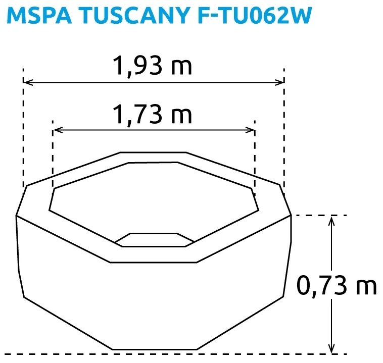 Marimex | Vířivý bazén MSPA Tuscany F-TU062W | 11400279