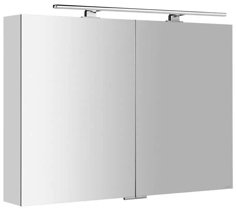 Sapho Sapho, MIRRÓ galerka s LED osvětlením, 100x70x16cm, bílá, MC100-0030