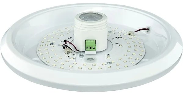 LED Stropní svítidlo se senzorem a nouzovým modulem MANA LED/12W/230V 4000K