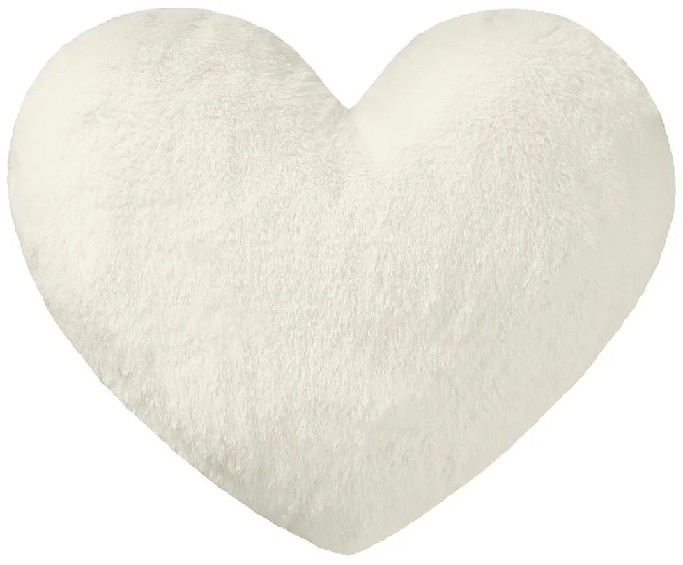 HEART Polštář - bílá