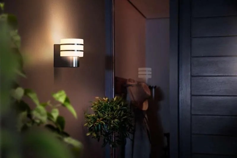 PH 17404/47/P0 Hue White Venkovní nástěnné svítidlo Philips Tuar 17404/47/P0 nerez, 2700K - PHILIPS HUE (915005561501)