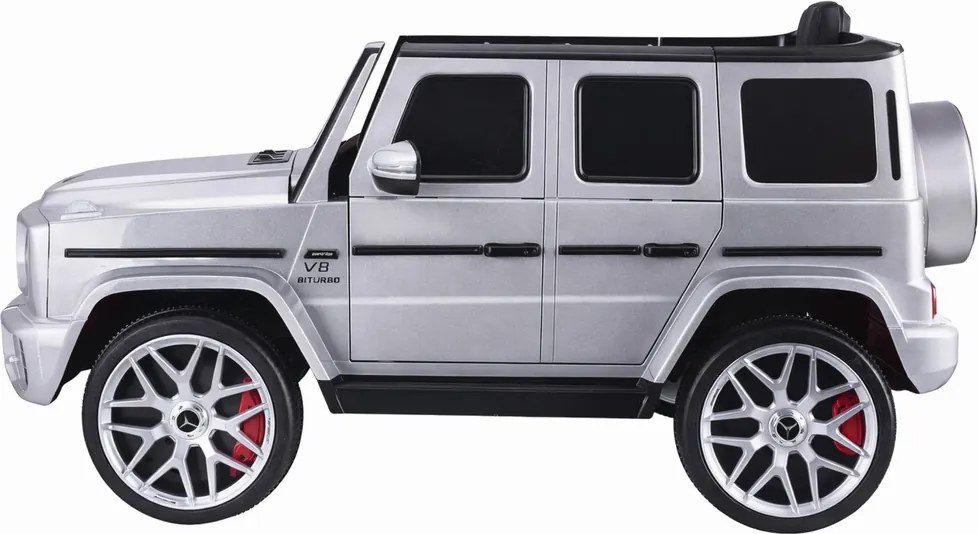 LEAN CARS Elektrické autíčko Mercedes G63 S306-1 stříbrné