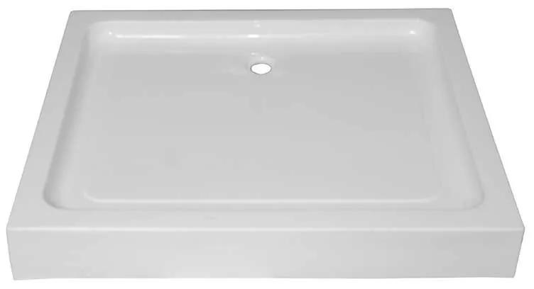 BPS-koupelny Obdélníková akrylátová sprchová vanička HYD-OSV-SXL03B 90x80 bílá