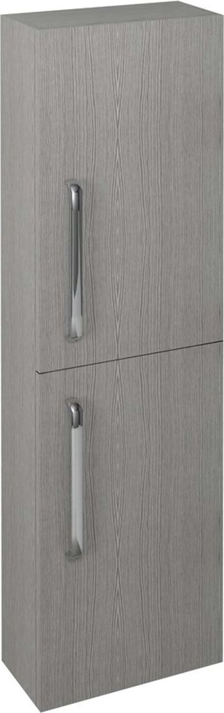 Sapho Theia - Vysoká skříňka 40x138x19 cm, 2x dvířka, P/L, dub stříbrný TH400-1111