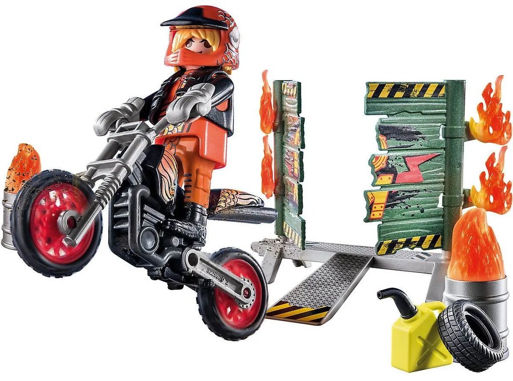 Playmobil Playmobil 71256 Starter Pack Kaskadér a ohnivá zeď