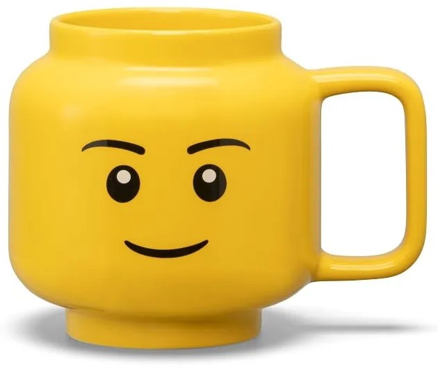 Žlutý keramický dětský hrnek 530 ml Head – LEGO®