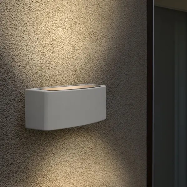 Ideal Lux - Venkovní nástěnné svítidlo ANDROMEDA 1xE27/60W/230V IP55 bílá