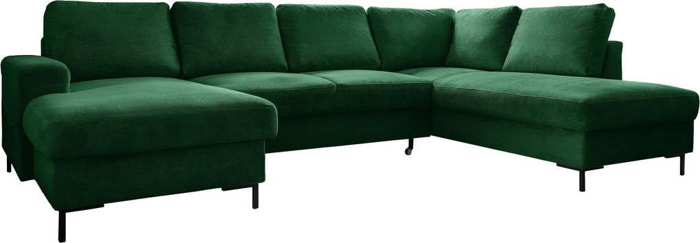 XXXLutz SEDACÍ SOUPRAVA, textil, smaragdově zelená MID.YOU - Sedací soupravy - 001454002620