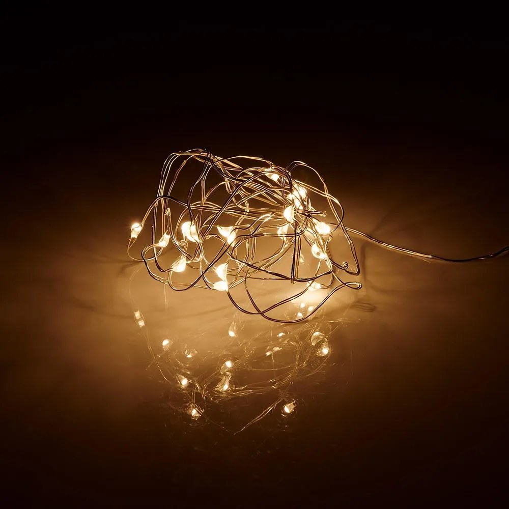 TWINE LIGHTS LED Světelný řetěz s USB 20 světel