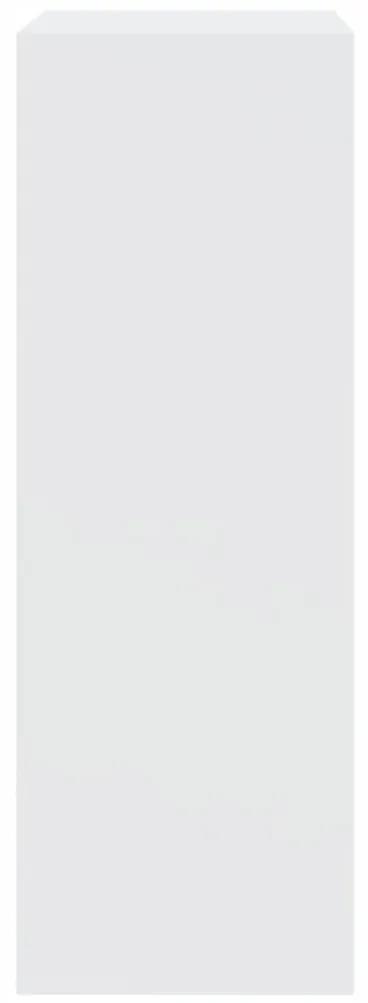 Botník bílý 60 x 34 x 96,5 cm kompozitní dřevo - Default Title