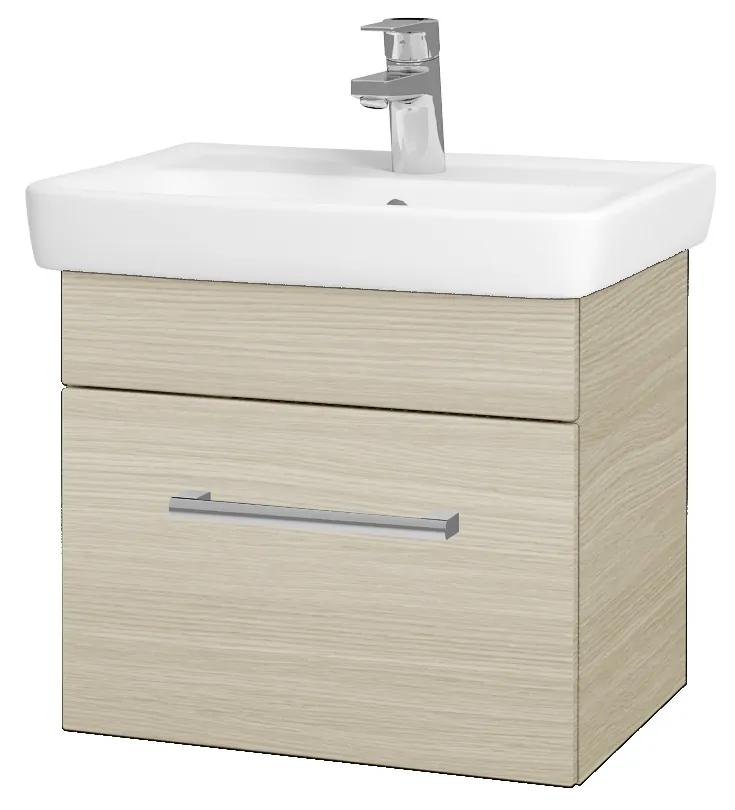 Dřevojas Koupelnová skříň SOLO SZZ 50 Varianta: N01 Bílá lesk / Úchytka T07 / IND Individual
