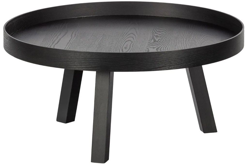 OnaDnes -20% Hoorns Černý borovicový konferenční stolek Bea 76 cm