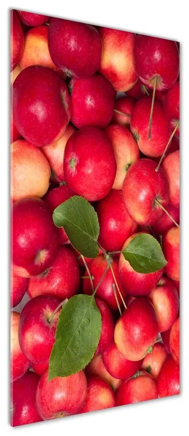 Wallmuralia Foto obraz akrylový Červené jablko 50x125 cm