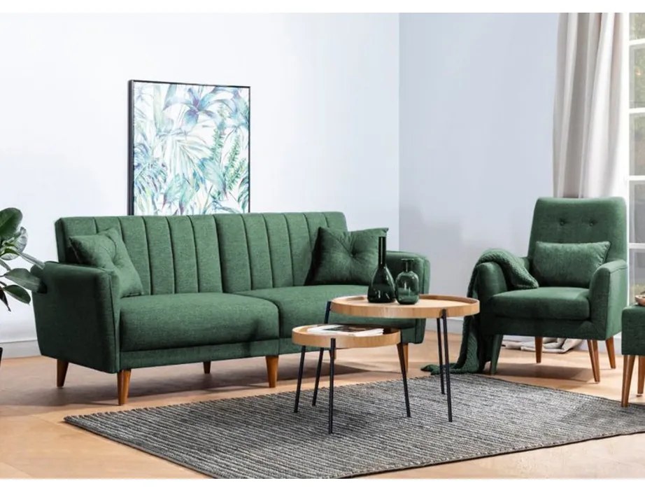 Atelier del Sofa Sedací souprava Aqua-TKM07-1070, Zelená