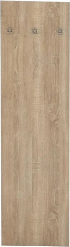 Věšákový panel, dub sonoma, TEMPO ASISTENT NEW 030
