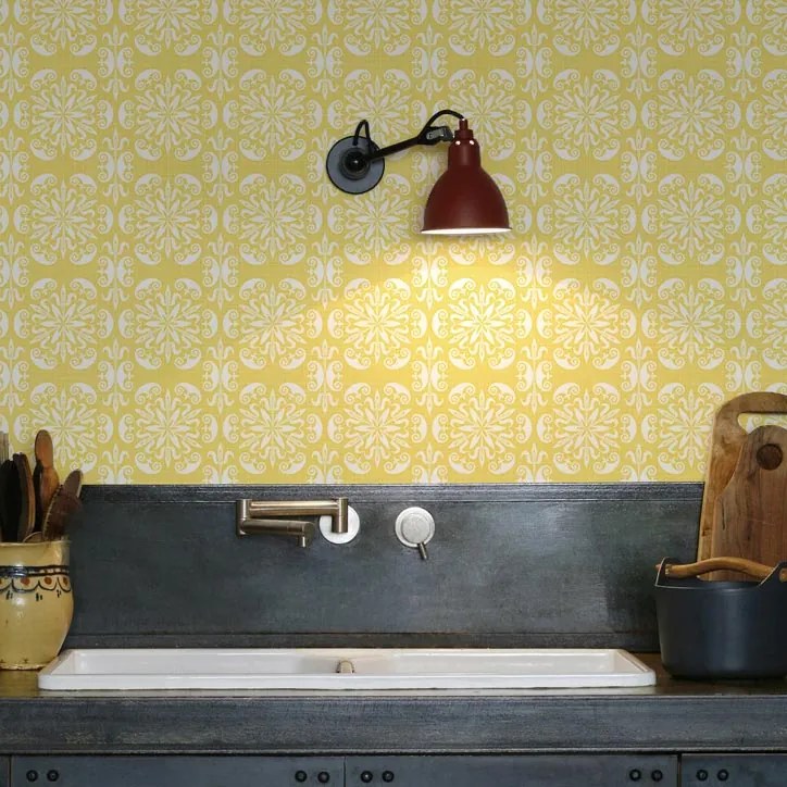 Kuchyňská zástěna KitchenWalls - ORNAMENT 1425 (300 x 60 cm)