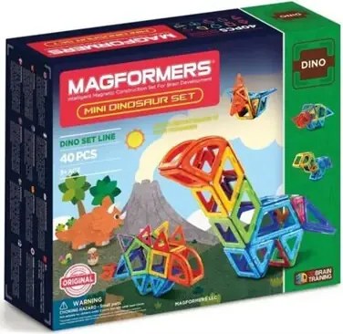 MAGFORMERS Mini Dinosaur Set 40 dílků