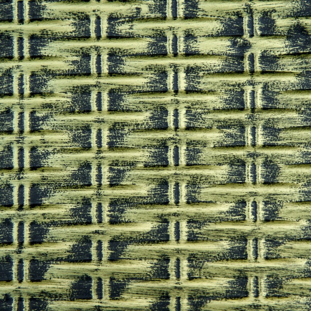 Outsunny Zahradní lavička v retro stylu, 2-místná venkovní lavička, 100x50x88cm, černá