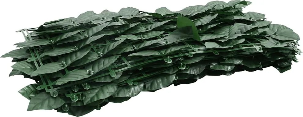 Balkónová zástěna s tmavě zelenými listy 300 x 150 cm 315491