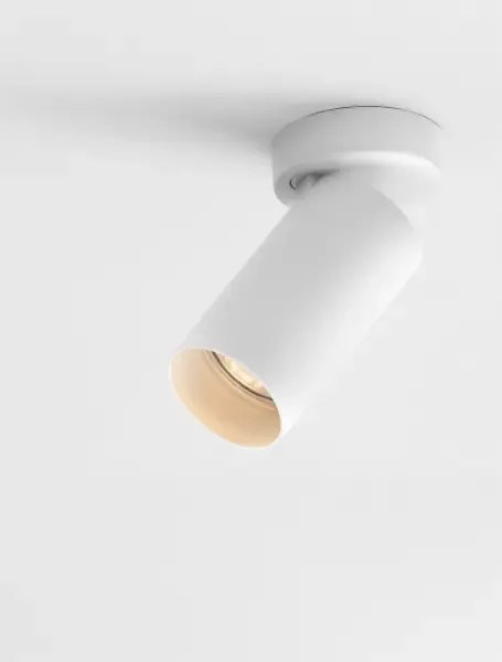 Minimalistické bodové svítidlo Oso Bílá