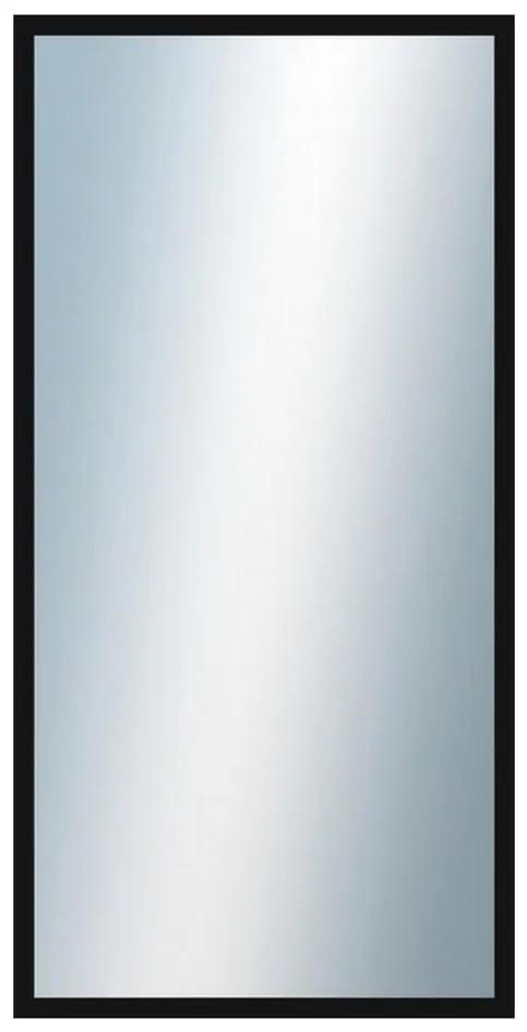 DANTIK - Zarámované zrcadlo - rozměr s rámem cca 50x100 cm z lišty FC černá vysoká (2185)