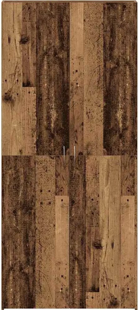 Skříň na obuv 80 x 35.5 x 180 cm Kompozitní dřevo Hnědá 3333843
