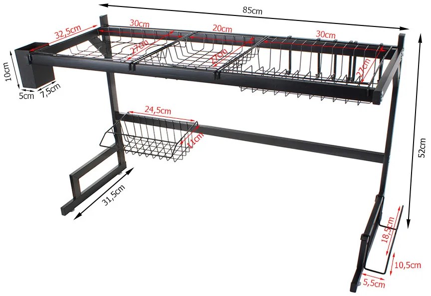 Verk Group Velké příbory s odkapávačem v myčce nádobí