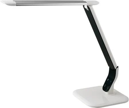 Stmívatelná LED stolní lampička 10W, 3 barvy světla, stříbrná