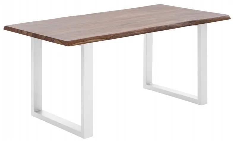 Jídelní stůl z palisandru 170x90 Bollywood bílé nohy