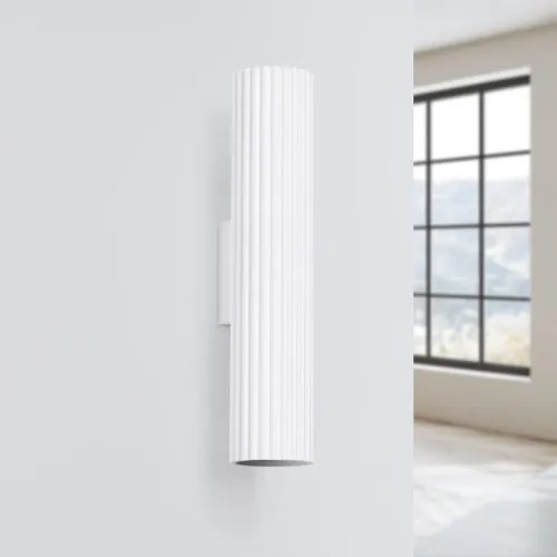 Nástěnné svítidlo SOLLUX KARBON 30 bílá GU10 2x10W bez žárovek SL.1539