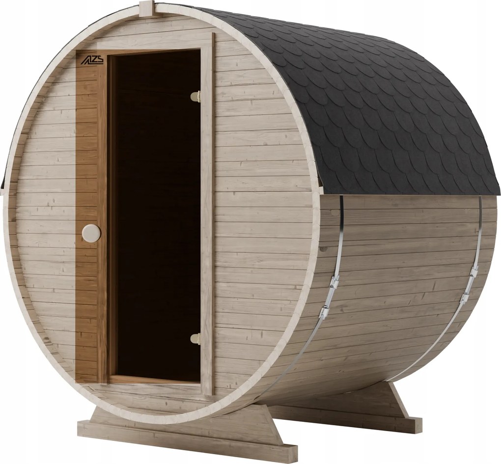 Zahradní sauna Beczka 180 cm 1KR pro samostatnou montáž